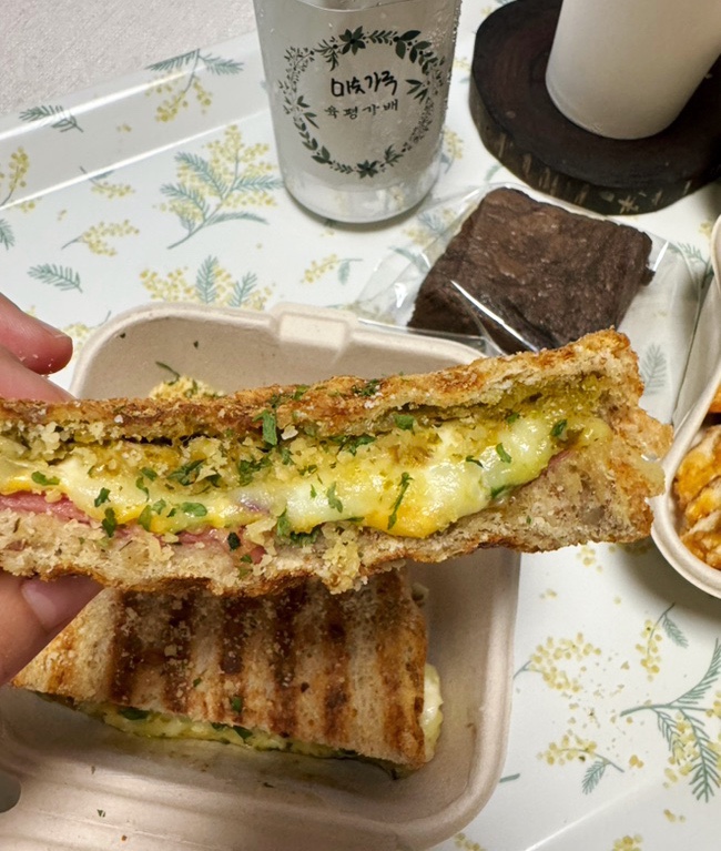 송도 샌드위치 맛집 육평가배and샌드위치 꼼꼼한 포장친절함맛있음 네이버 블로그
