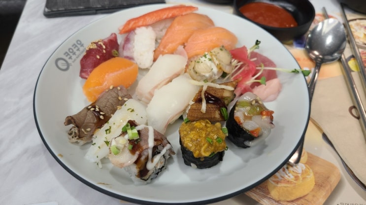 일산 화정 맛집 무한리필 초밥 뷔페 쿠우쿠우 화정점 맛있는 초밥집 주차 가격 네이버 블로그