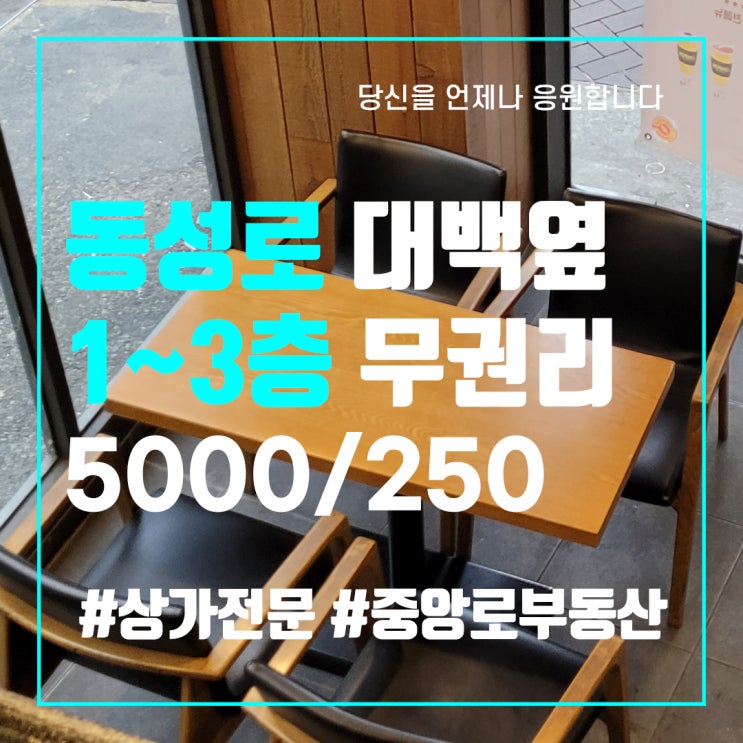 대구중구상가임대 동성로무권리 대구백화점옆 1~3층 통상가 노출효과좋음 중앙로부동산 커피숍 디저트카페추천 네이버 블로그