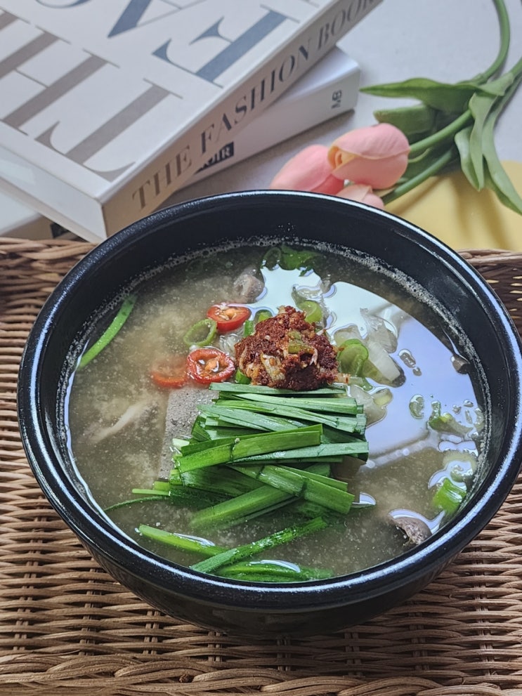 순대 요리 얼큰 순대국 레시피 순대국 다대기 만들기 사골 국물 육수 활용 네이버 블로그