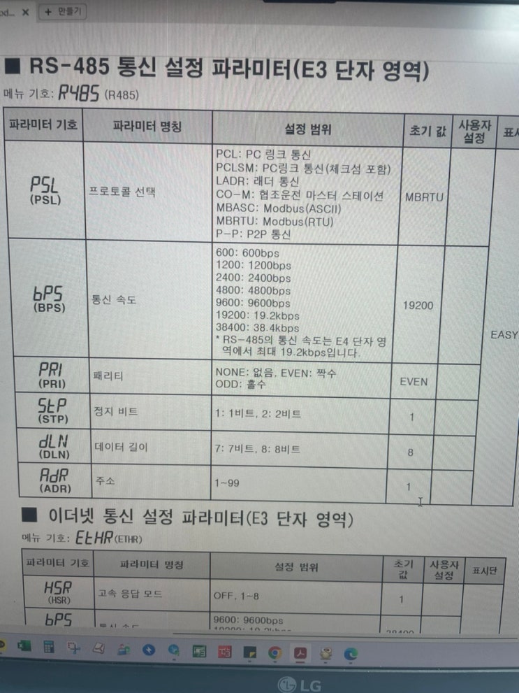 PLC XG5000 온도 컨트롤러 통신 : 네이버 블로그
