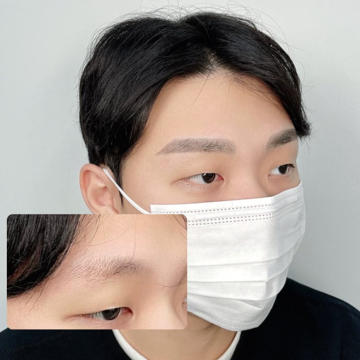 눈썹 비대칭 교정 숱 없는 눈썹도 부산 남자 자연결 눈썹 정리 전문에서 재방문율 높은 곳서면 양정 네이버 블로그