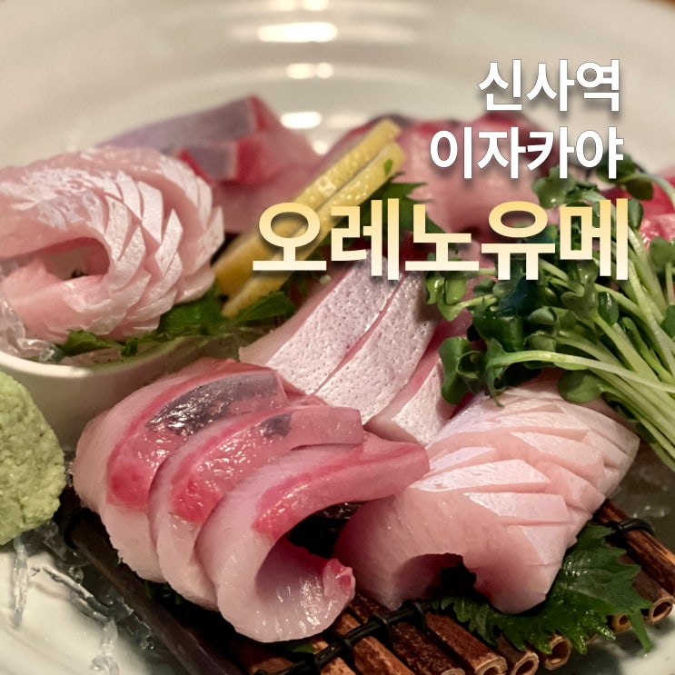 신사역 맛집 오레노유메 신사점 가로수길 이자카야 : 네이버 블로그