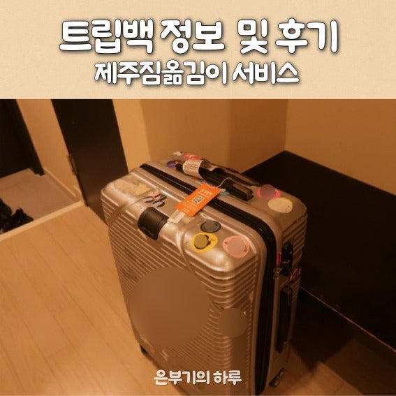 제주여행팁 제주공항에서 숙소까지 제주짐옮김이 서비스 트립백 이용 후기 네이버 블로그