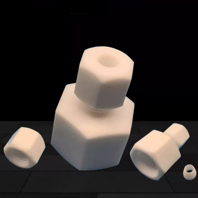 PTFE 테프론 암나사탭 파이프 어댑터 PT(Rc) female 피매일 테플론teflon fitting 피팅 반도체피팅 ...