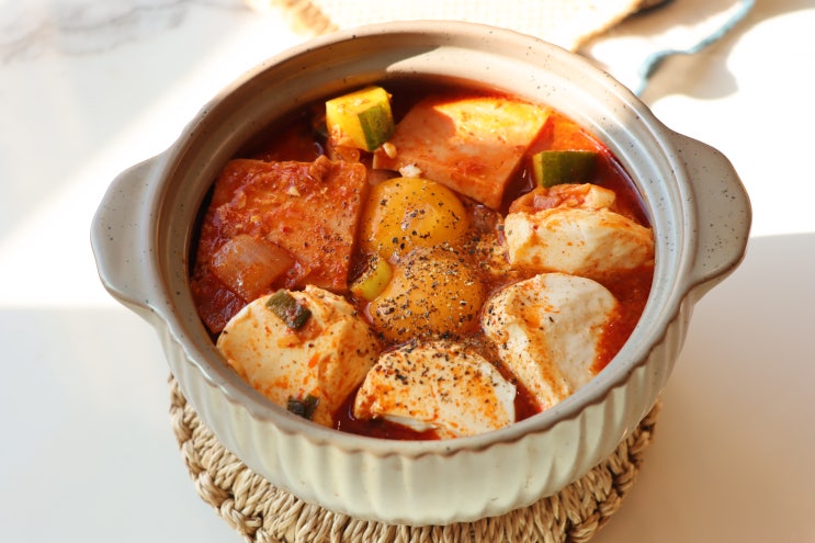 류수영 스팸순두부찌개 끓이는법 편스토랑 어남선생 순두부찌개 양념 레시피 순두부요리 : 네이버 블로그