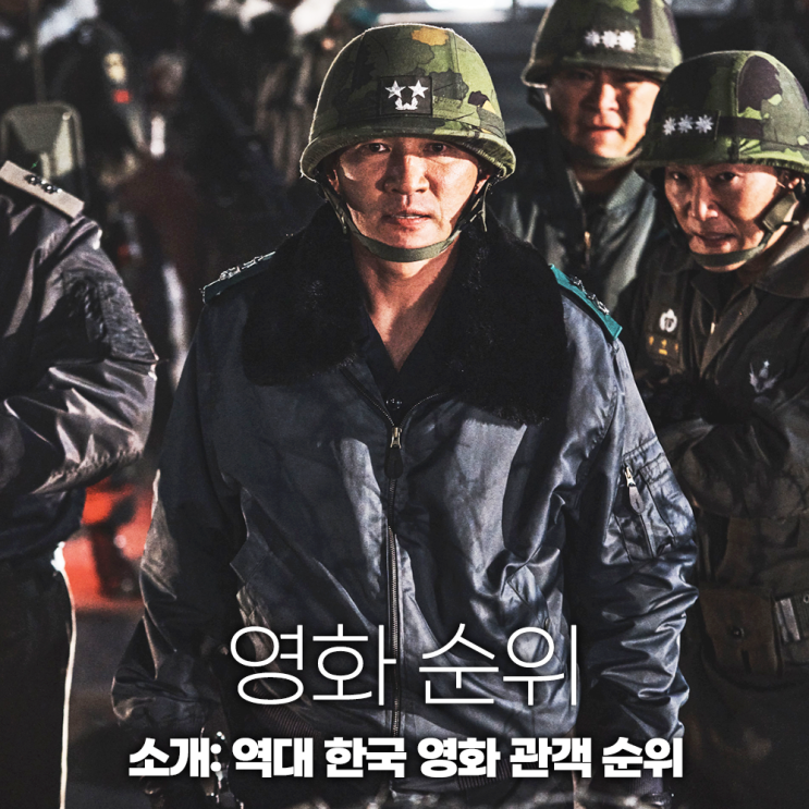 역대 한국 영화 관객 순위 Top10 서울의 봄 극한직업 신과 함께 베테랑 도둑들 네이버 블로그