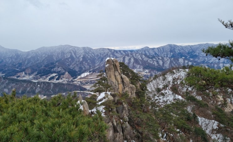 운악산 출렁다리 병풍바위 미륵바위 동봉 서봉 산행등산코스 네이버 블로그