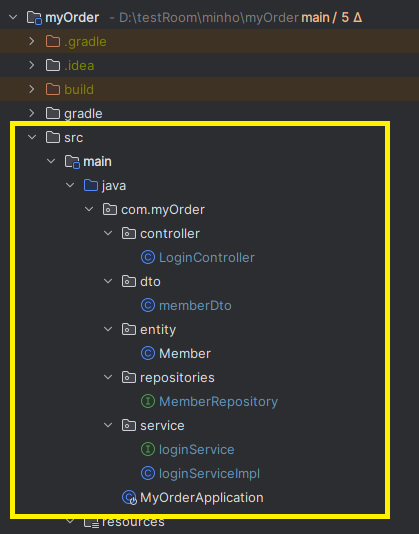 05. 스프링 부트 기본 구조(controller, dto, entity, repositories, service) : 네이버 블로그