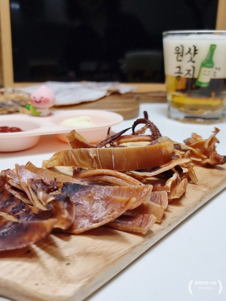딱딱한 마른오징어 부드럽게 굽기 집에서 간단한 술안주 마른안주 종류 맥주안주 추천 네이버 블로그
