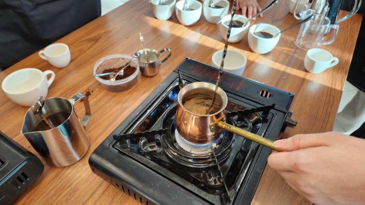 Sensory & Brewing Lv1, Day3 _ Immersion Brewing _ Decoction : 네이버 블로그