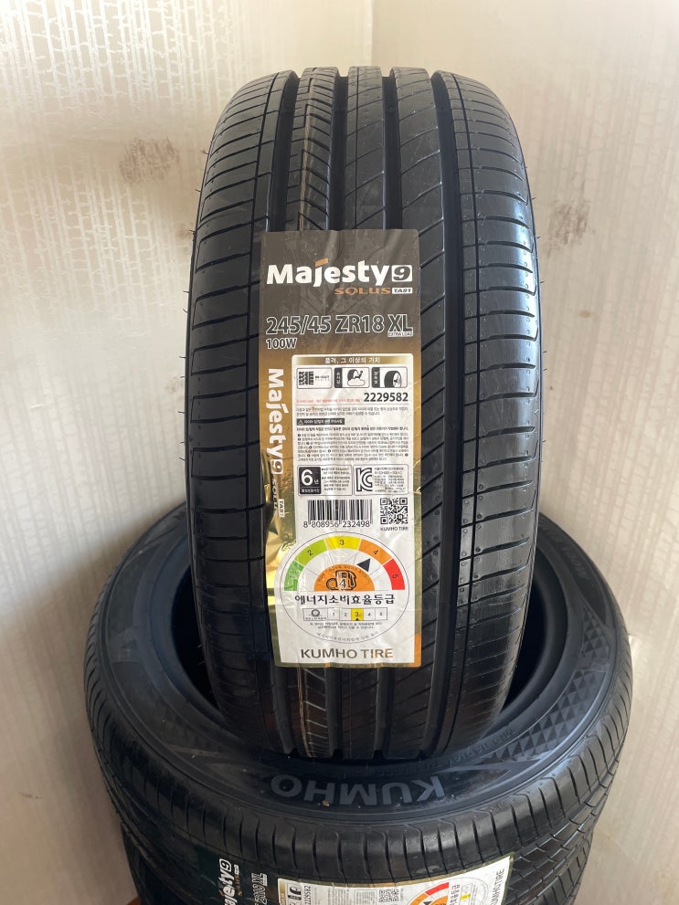 금호 마제스티9 245 45 18 TA91 이월신품 타이어 한대분 할인판매 수유동 제로타이어로 오세요 : 네이버 블로그