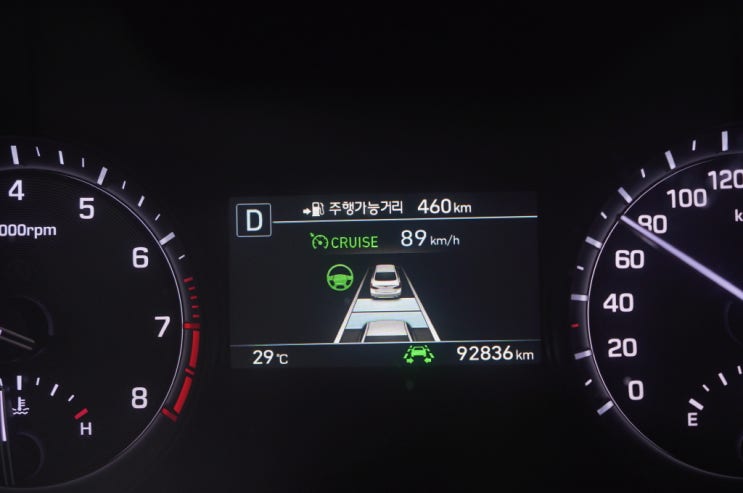 제네시스 G80 스마트센스, 반자율주행 (ASCC,HDA,AEB등) 시공 : 네이버 블로그