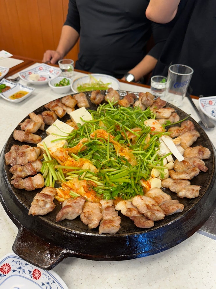 운천역 고깃집 진짜무쇠삼겹 광주쌍촌점 숙성 삼겹살 맛집 네이버 블로그