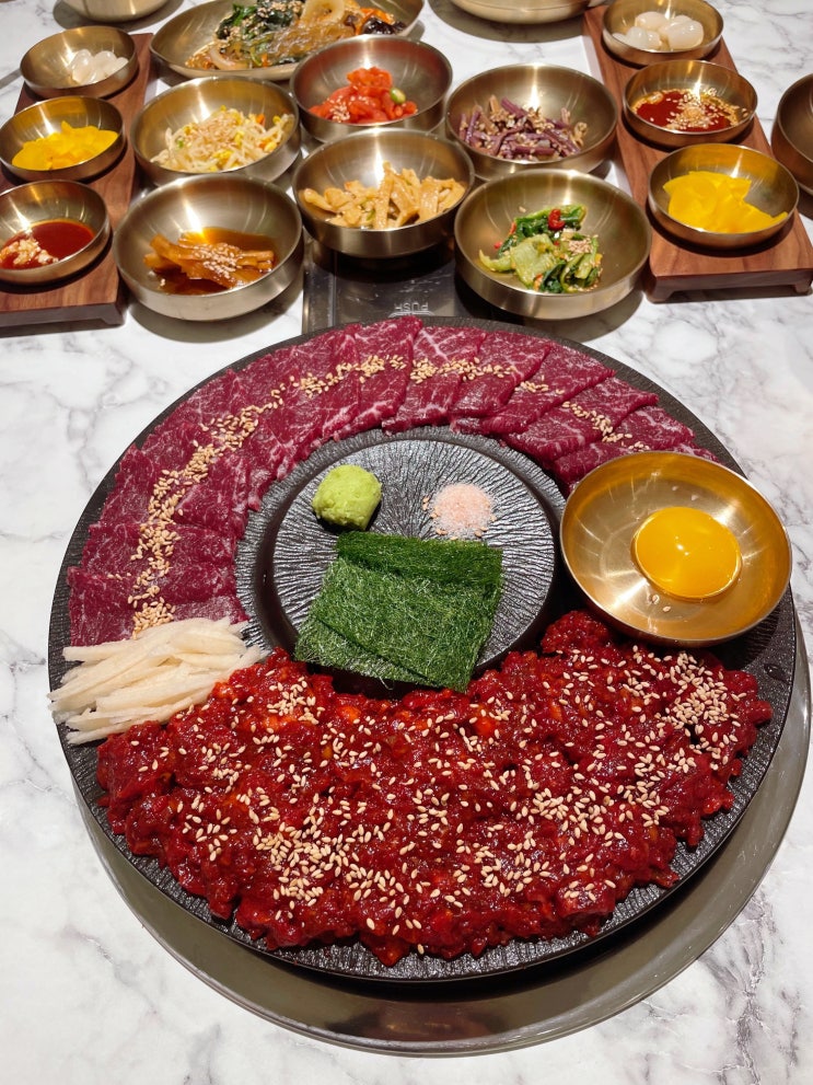 잠실 방이동 맛집 운암회관 잠실점 투플 차돌박이 구절판 육사시미 맛집 네이버 블로그