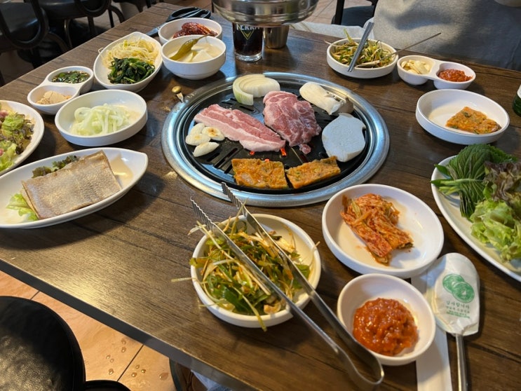 인덕원 노포 맛집 마포숯불갈비 기본반찬부터 달라 네이버 블로그