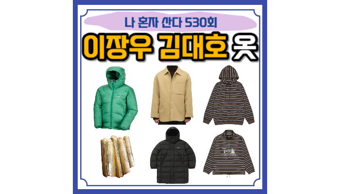 나혼자산다 이장우 패딩 코트 자켓 후드티 반집업 김대호 롱패딩 대맛조개 나혼산 네이버 블로그