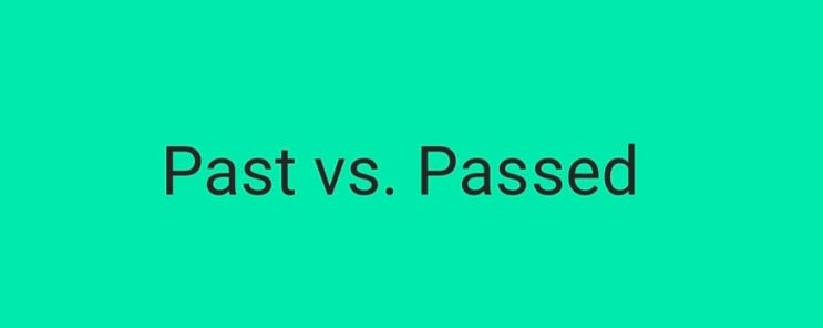 [영어 표현] past vs. passed : 네이버 블로그