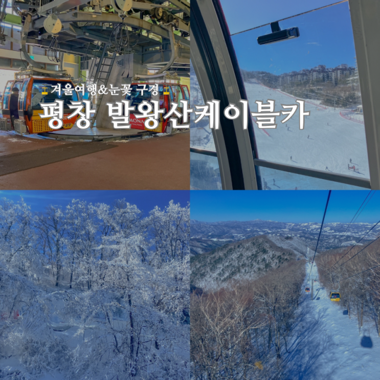 평창 발왕산 케이블카까지 뚜벅이로 가는 방법and요금 할인 꿀팁 네이버 블로그