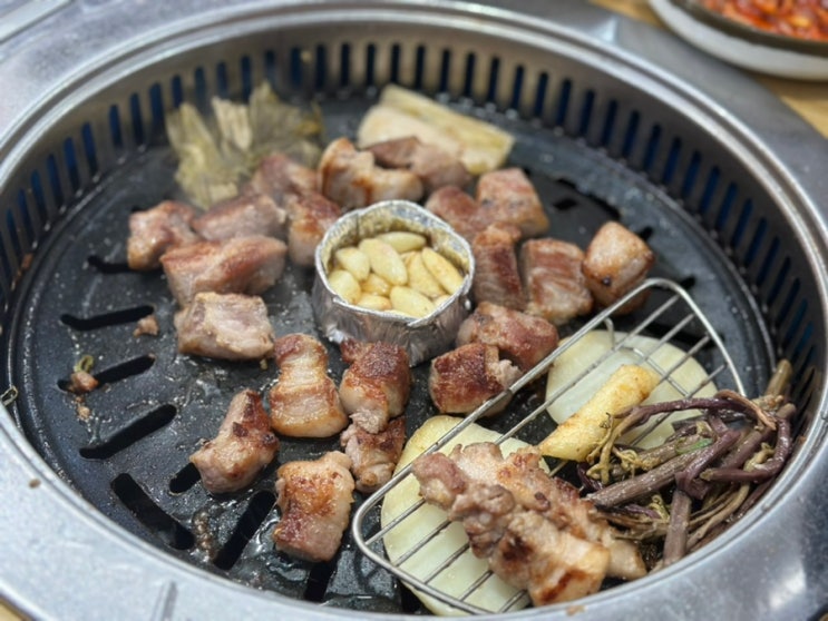 평택역 삼겹살 회식장소로 좋은 고기집 맛찬들왕소금구이 평택점 네이버 블로그