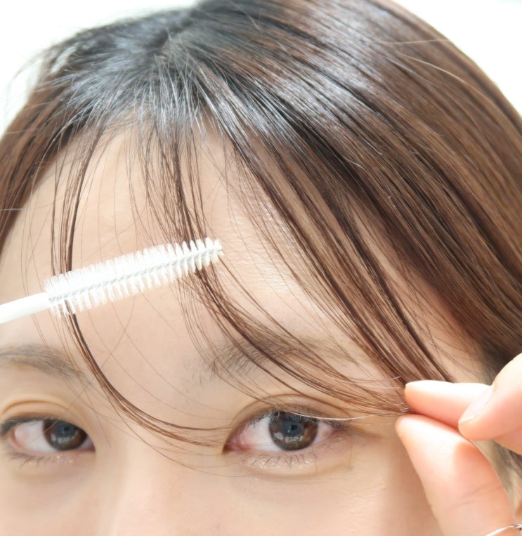 잔머리픽서 추천 쉬운 셀프 잔머리펌 연출 차홍 헤어마스카라 네이버 블로그