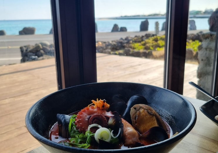 [제주도/구좌맛집] 바다가보이는라면, 바보라면 : 네이버 블로그