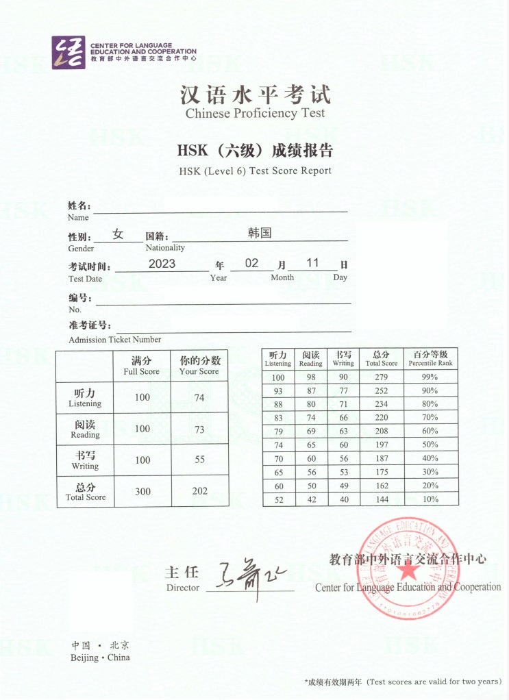 [-250210] HSK 6급 : 네이버 블로그