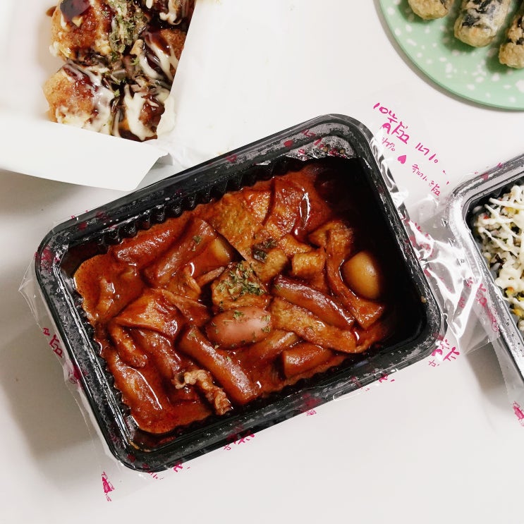 서울 구로동 떡볶이 맛집 떡군이네떡볶이 간차떡볶이 타코야끼 배달 후기 네이버 블로그