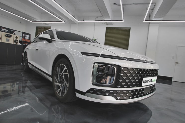 그랜저 GN7 페달 블랙박스 3채널 부산 금정구 설치 전문업체 : 네이버 블로그