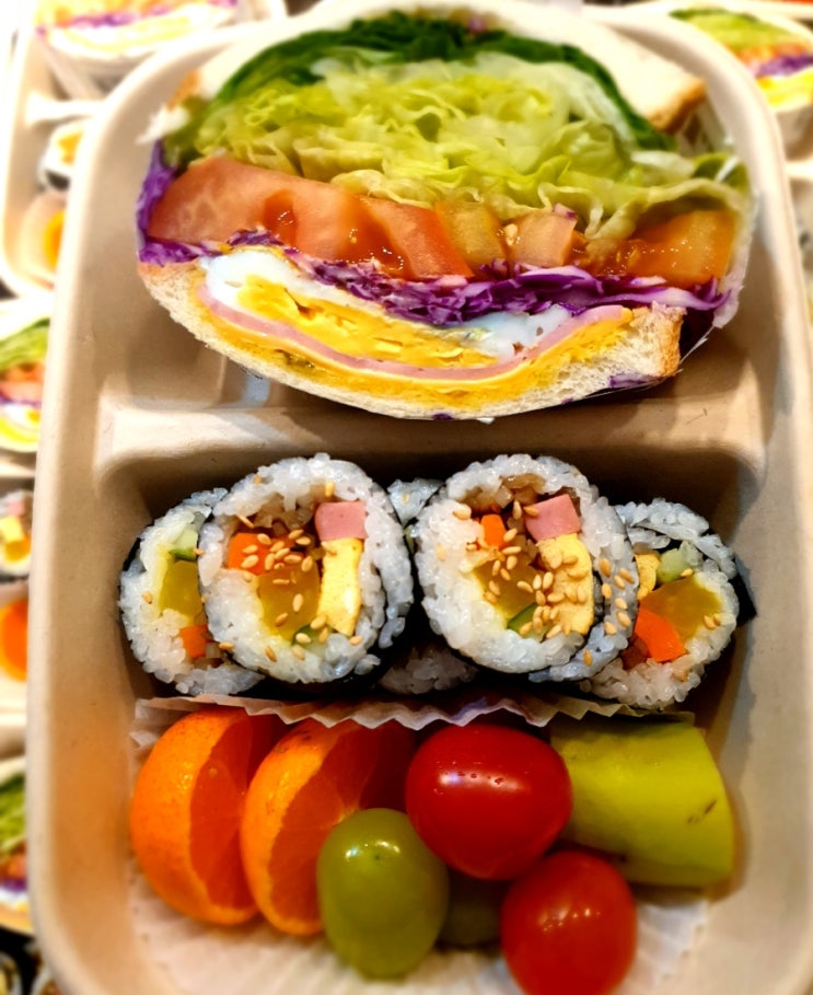 청주 샌드위치세트 300개 단체주문 : 네이버 블로그