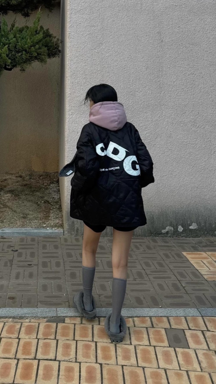 [CDG X ALPHA INDUSTRIES] CDG x 알파 인더스트리 라이너 자켓 블랙 / 사이즈팁 리뷰 실착 착용 후기 ...
