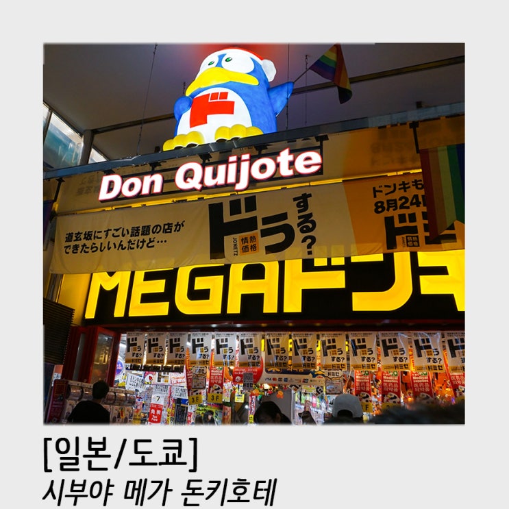일본도쿄 시부야 메가 돈키호테 여행 마지막 날에 휩쓸어야하는 필수코스 네이버 블로그