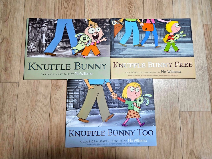 Knuffle Bunny 3 Books SET 모윌렘스 너플버니 페이퍼백 3종 세트 스토리(칼데콧 수상작) : 네이버 블로그