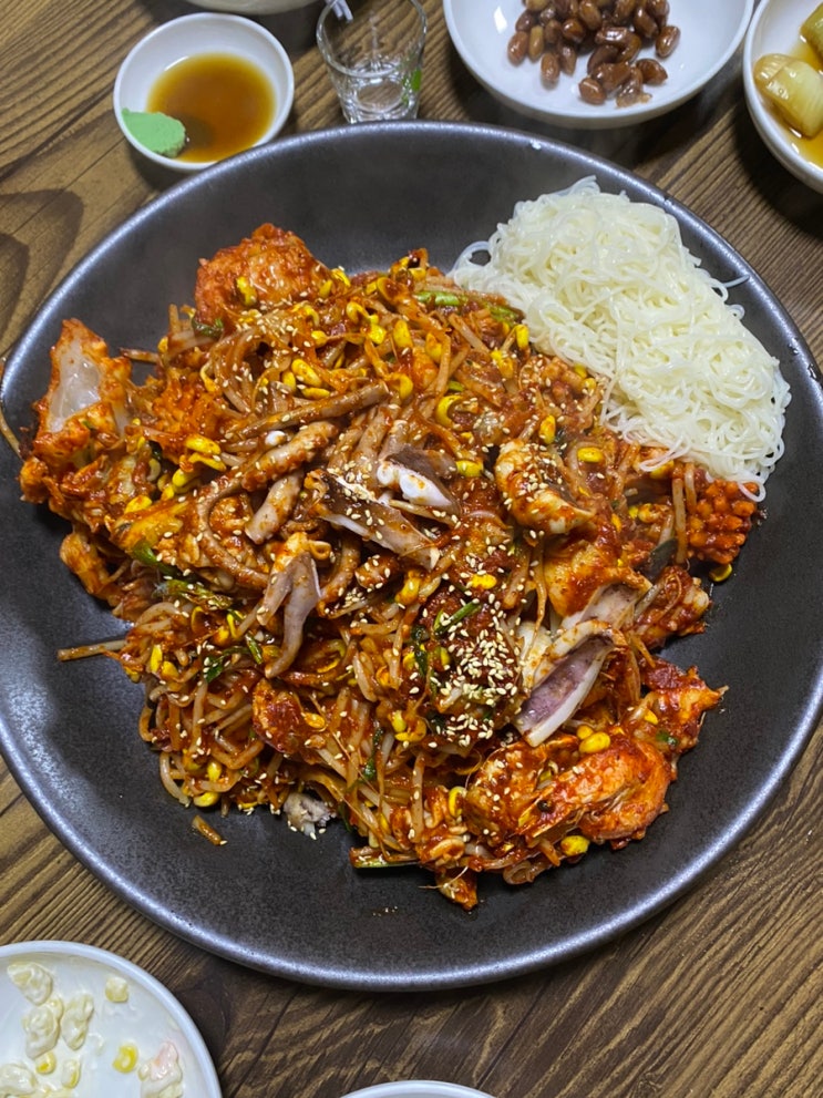 춘천 해물찜 맛집 바다해물찜 애막골 매운 음식 네이버 블로그