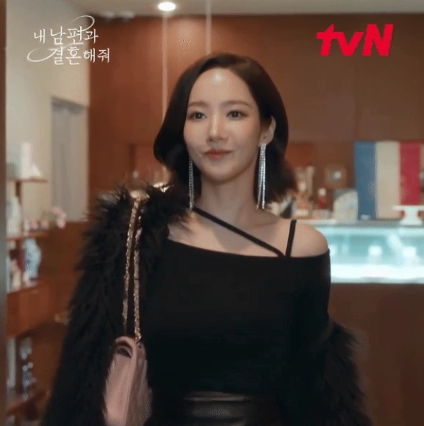 내 남편과 결혼해줘 9화 박민영 송하윤 샤넬백 가방 귀걸이 자켓 니트 가디건 패션 정보 네이버 블로그