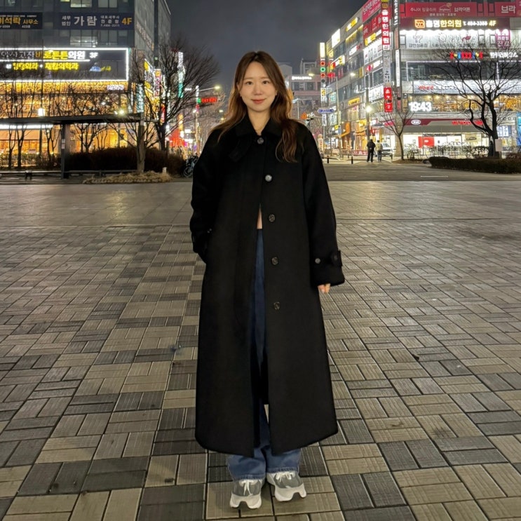 파사드패턴 오버핏 캐시미어 울 롱 코트 추천 캐시미어 발마칸 코트 블랙 159cm 착용 후기 네이버 블로그