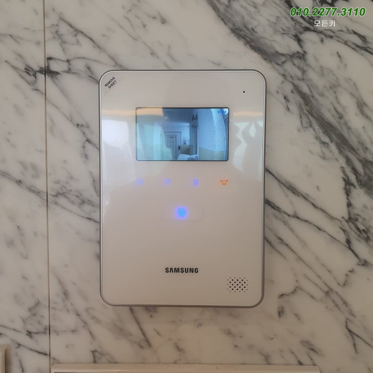 용인 상현동 성복역 금호베스트빌 비디오폰교체 삼성 SHT-3625 화이트 설치 : 네이버 블로그