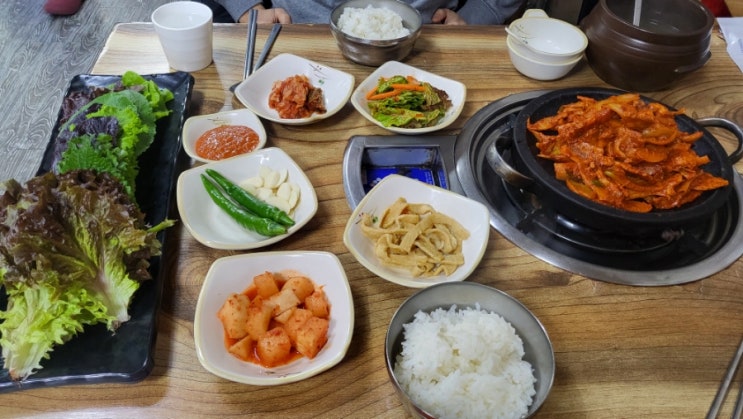 광명맛집 이케아 근처 유기농 쌈밥 두루치기 두부 파는 산들애쌈밥두루치기 주차 편리 네이버 블로그