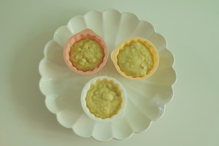 아기 감자 분유빵 만들기 모윰 이유식 찜기 실리콘 머핀틀 스파츌라 네이버 블로그