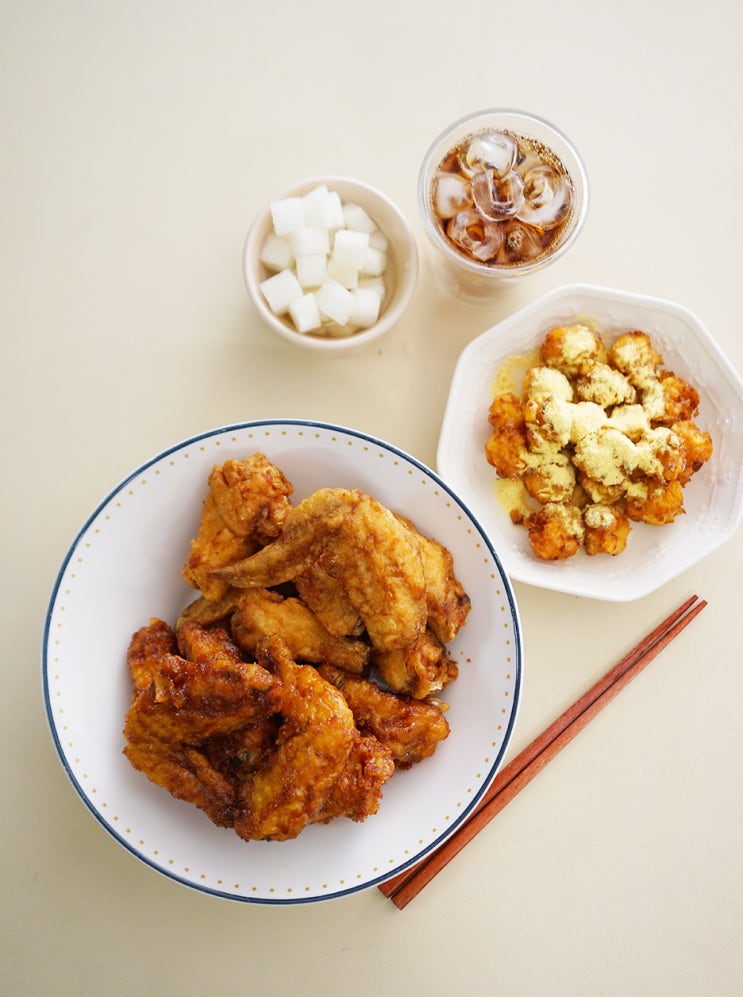 교촌치킨 점보윙 옥수수볼 세트 앵콜 특가 할인 60만수 돌파 치킨 네이버 블로그