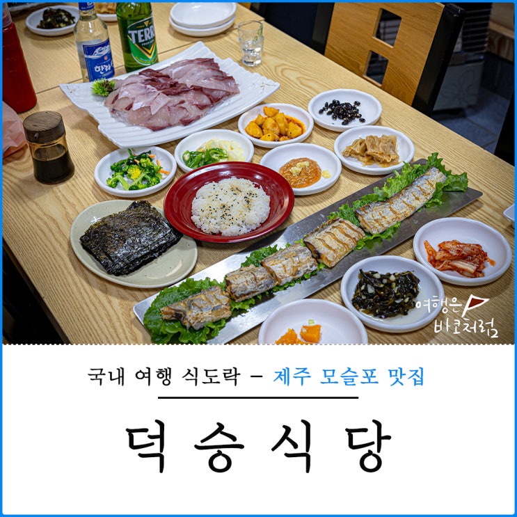 제주도 모슬포 현지인 맛집 덕승식당 모슬포항 횟집 고등어회 네이버 블로그