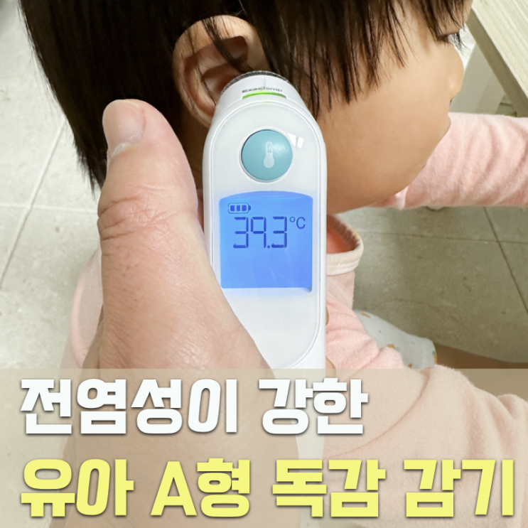전염성이 강한 아기 유아 A형 독감 감기 고열 치료 후기 네이버 블로그