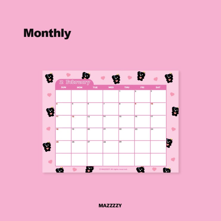 마찌(MAZZZZY) 2024년 2월 먼슬리 공유 : 네이버 블로그