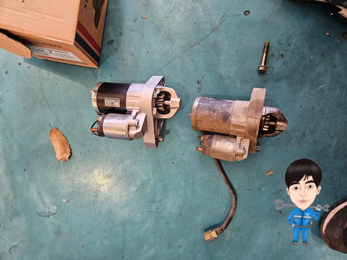 SM7 스타트모터 교환, 세루모터 : 네이버 블로그