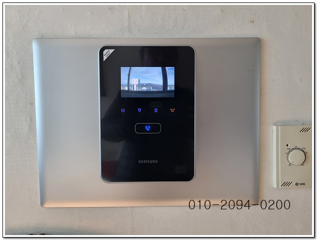 직방(구삼성)인터폰설치/서울 용산구 이촌동 강촌아파트 직방비디오폰SHT-3625AMK교체설치 : 네이버 블로그