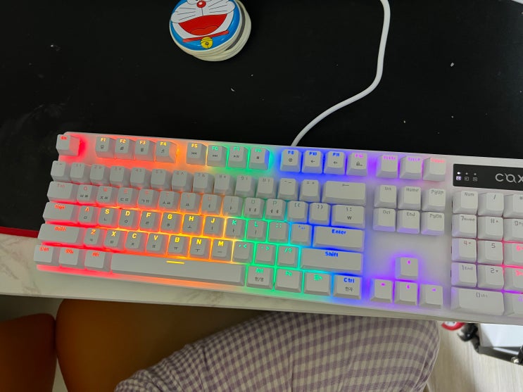 게이밍 키보드 구매 COX CK460 청축 기계식 키보드 패턴 변경 법 : 네이버 블로그