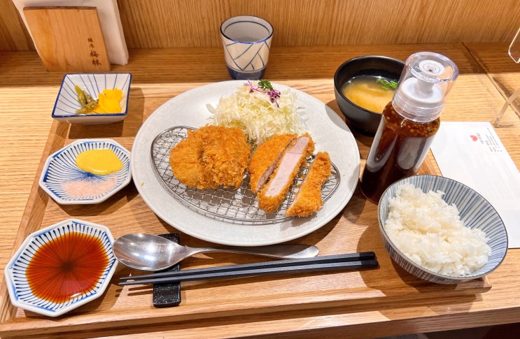 여의도 일본 돈가스를 더현대에서 맛보다 더현대서울 돈가스 맛집긴자바이린 네이버 블로그