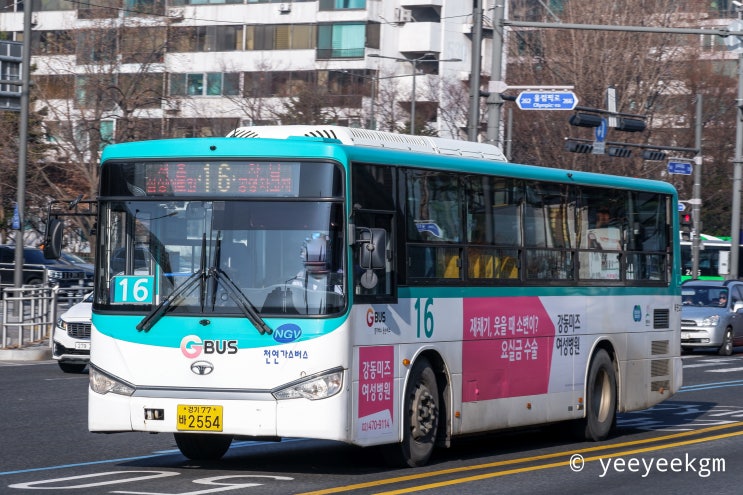 경기광주 대원고속 16번 2554호 대우 NEW BS106 NGV 2018 : 네이버 블로그
