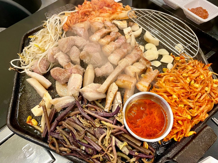 덕천맛집 조선부뚜막 가성비 좋은 솥뚜껑삼겹살 전문점 네이버 블로그
