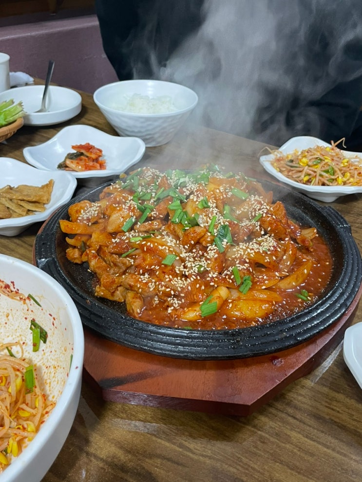 안산 시우역 두루치기 청국장 제육볶음 공단 점심 맛집 초가마을 네이버 블로그